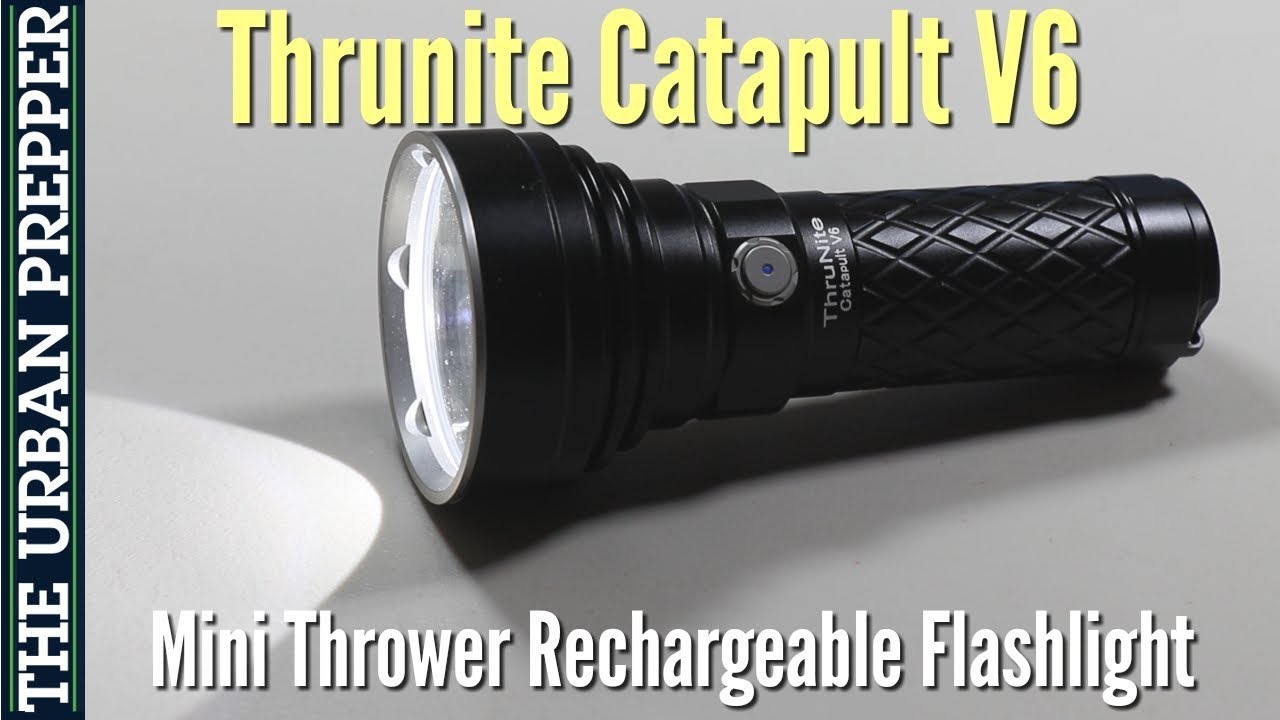 We reviewed the powerful ThruNite Catapult V6 searchlight
