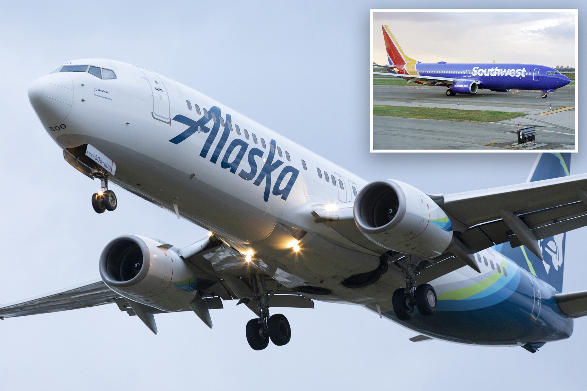 Alaska Airlines flight blows out tires while aborting takeoff to avoid ... Alaska Airlines flight blows out tires while aborting takeoff to avoid ...