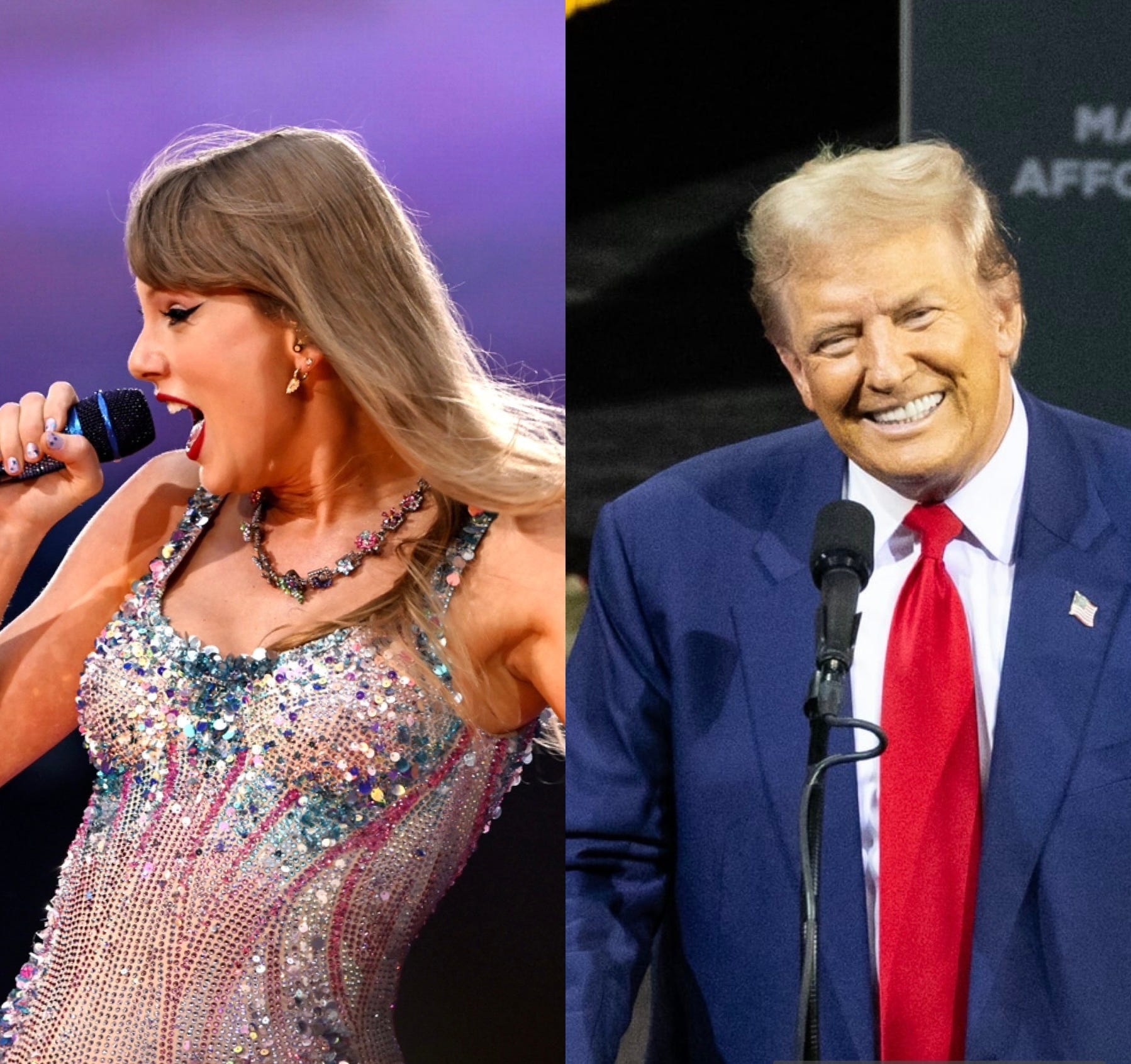 Trump, Taylor Swift went viral for attending Super Bowl. Which ...