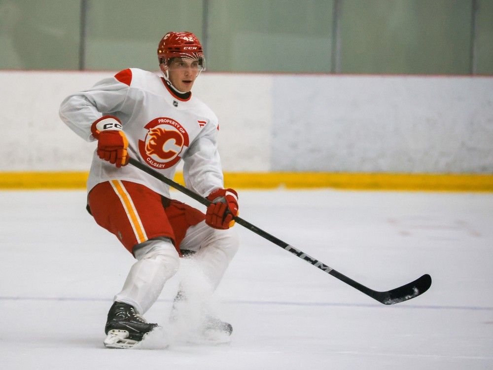 Flames prospect Sam Honzek ‘took a huge step’ in workouts with Martin ...