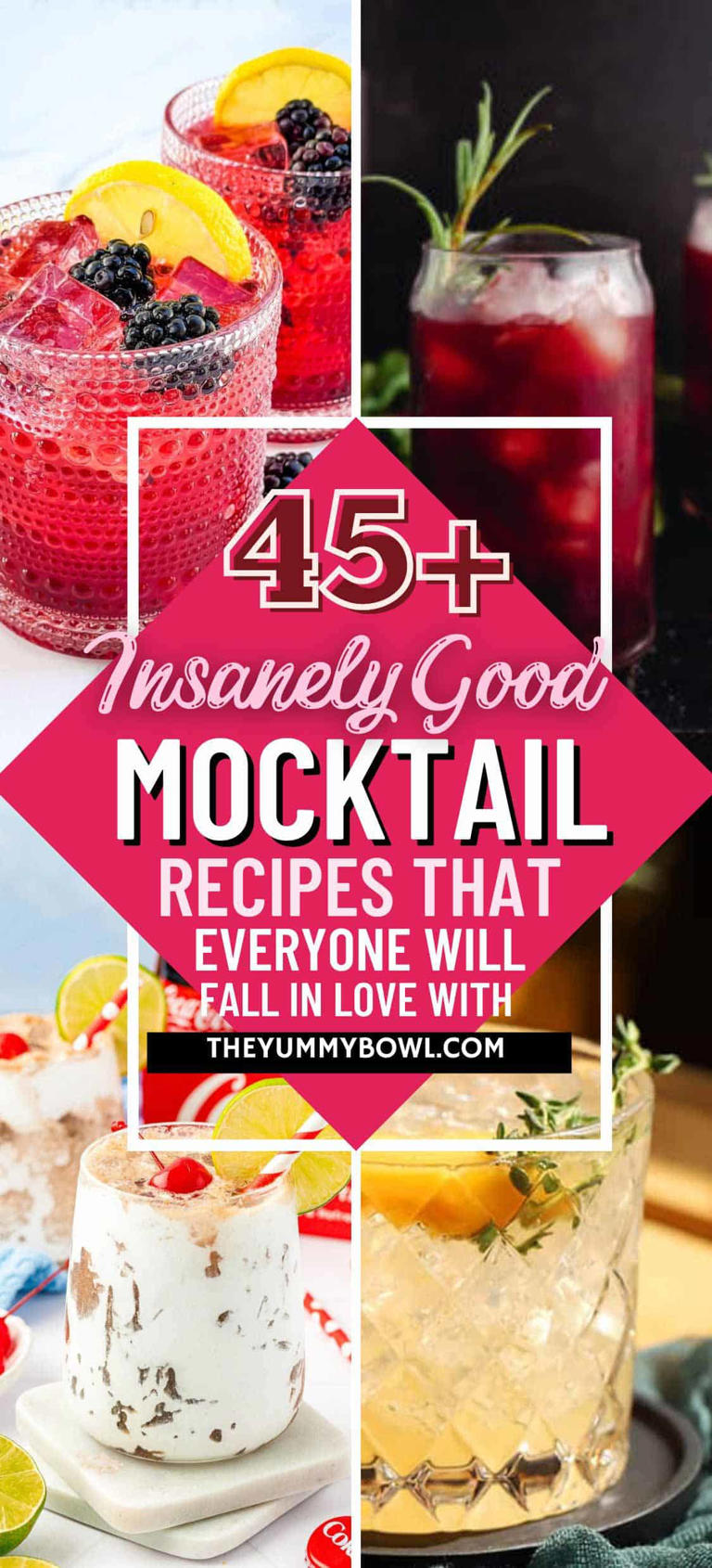 45+ Best Mocktails & Drinks