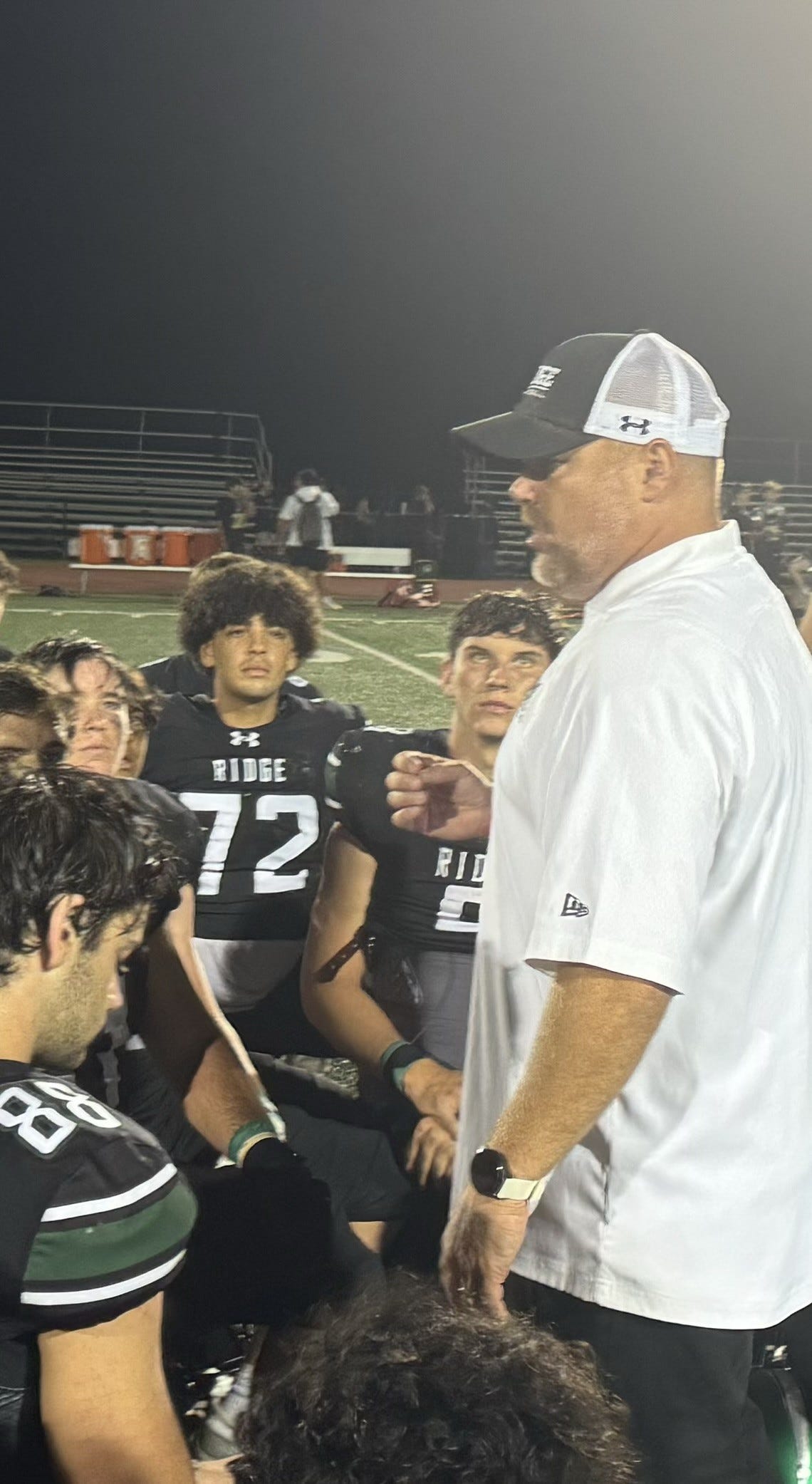 Ridge football delivers balanced win over Hillsborough