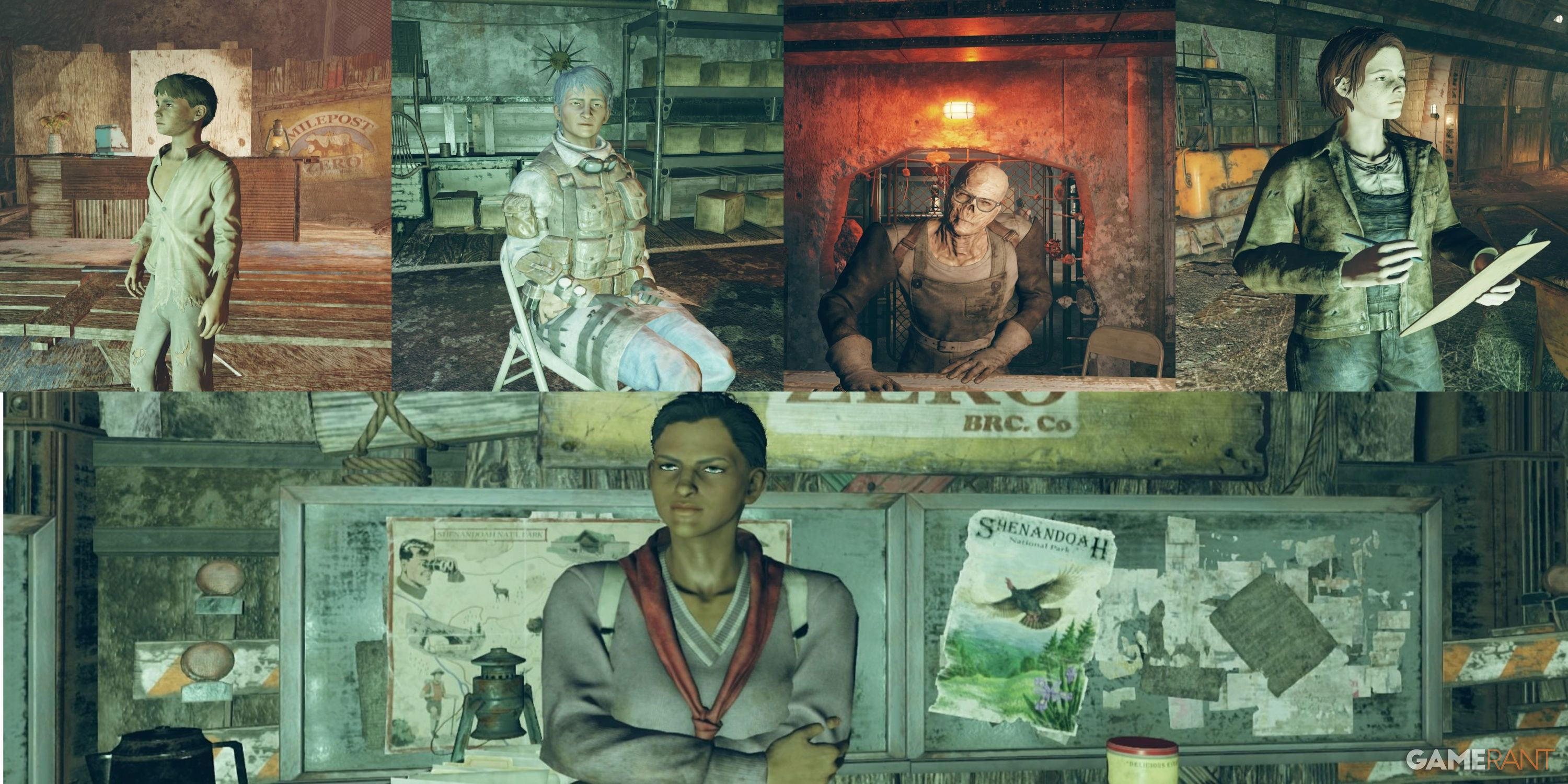 New Fallout 76 Characters Introduced With Outpost Zero New Fallout 76 Characters Introduced With Outpost Zero