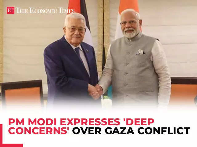 Israel-Hamas war: PM Modi meets Palestinian President, expresses 'deep ... Israel-Hamas war: PM Modi meets Palestinian President, expresses 'deep ...