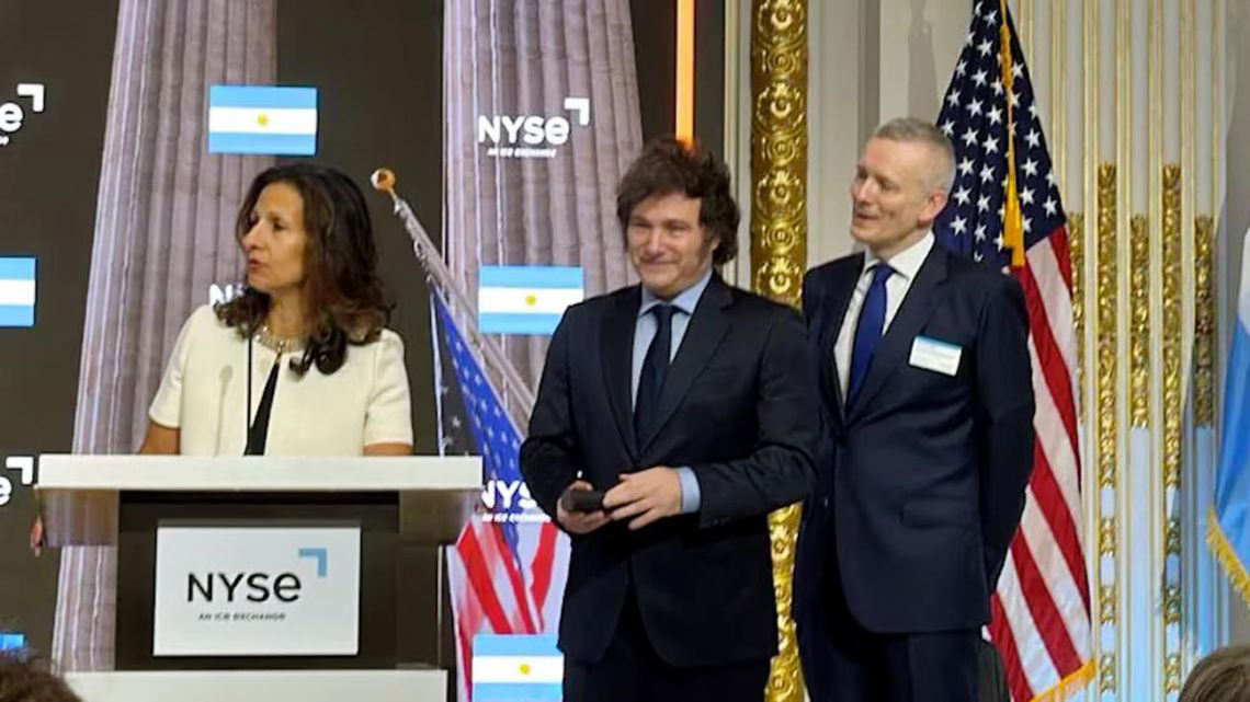 Javier Milei en Wall Street y su prédica sobre el equilibrio fiscal ... Javier Milei en Wall Street y su prédica sobre el equilibrio fiscal ...