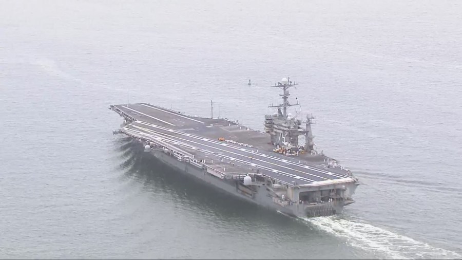 USS Harry S. Truman involved in collision while in the Mediterranean Sea
