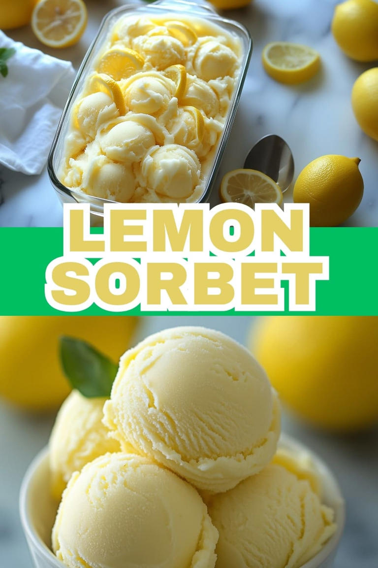 How to Make Lemon Sorbet without an Ice Cream Maker!