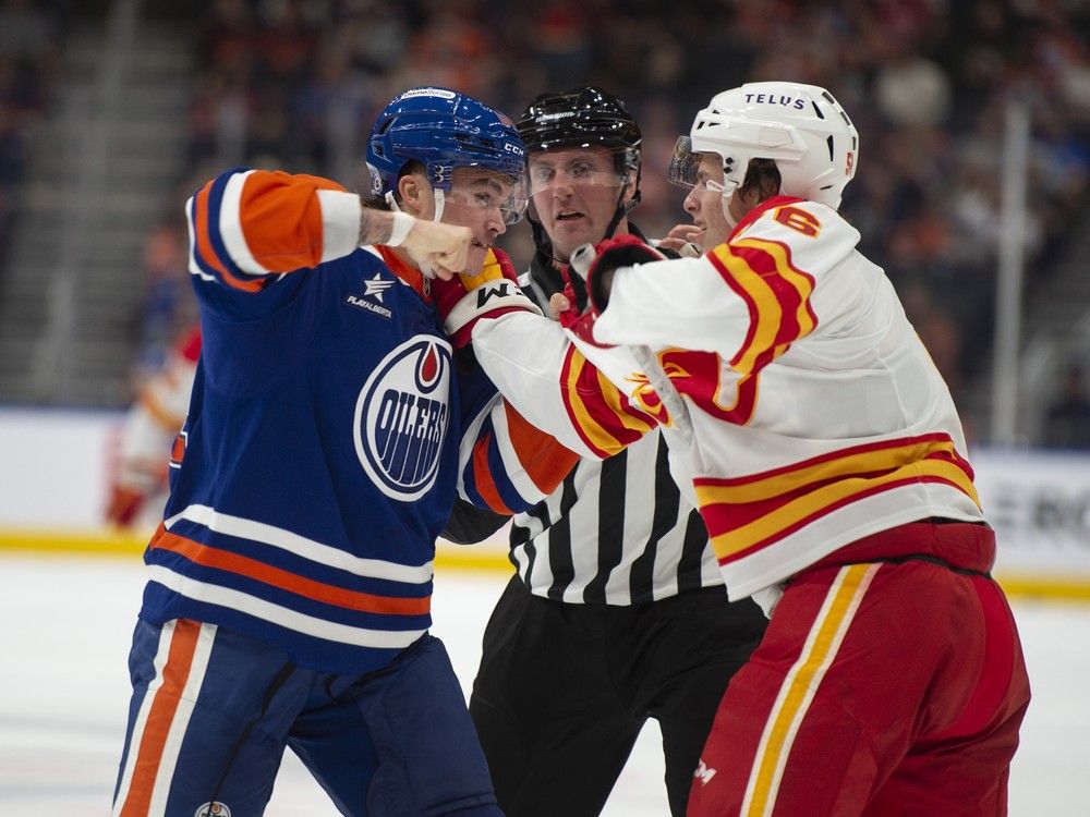 Big, new & nasty forward debuts today in Edmonton Oilers organization