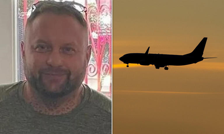Father who died after falling ill on plane pictured as appeal launched Father who died after falling ill on plane pictured as appeal launched