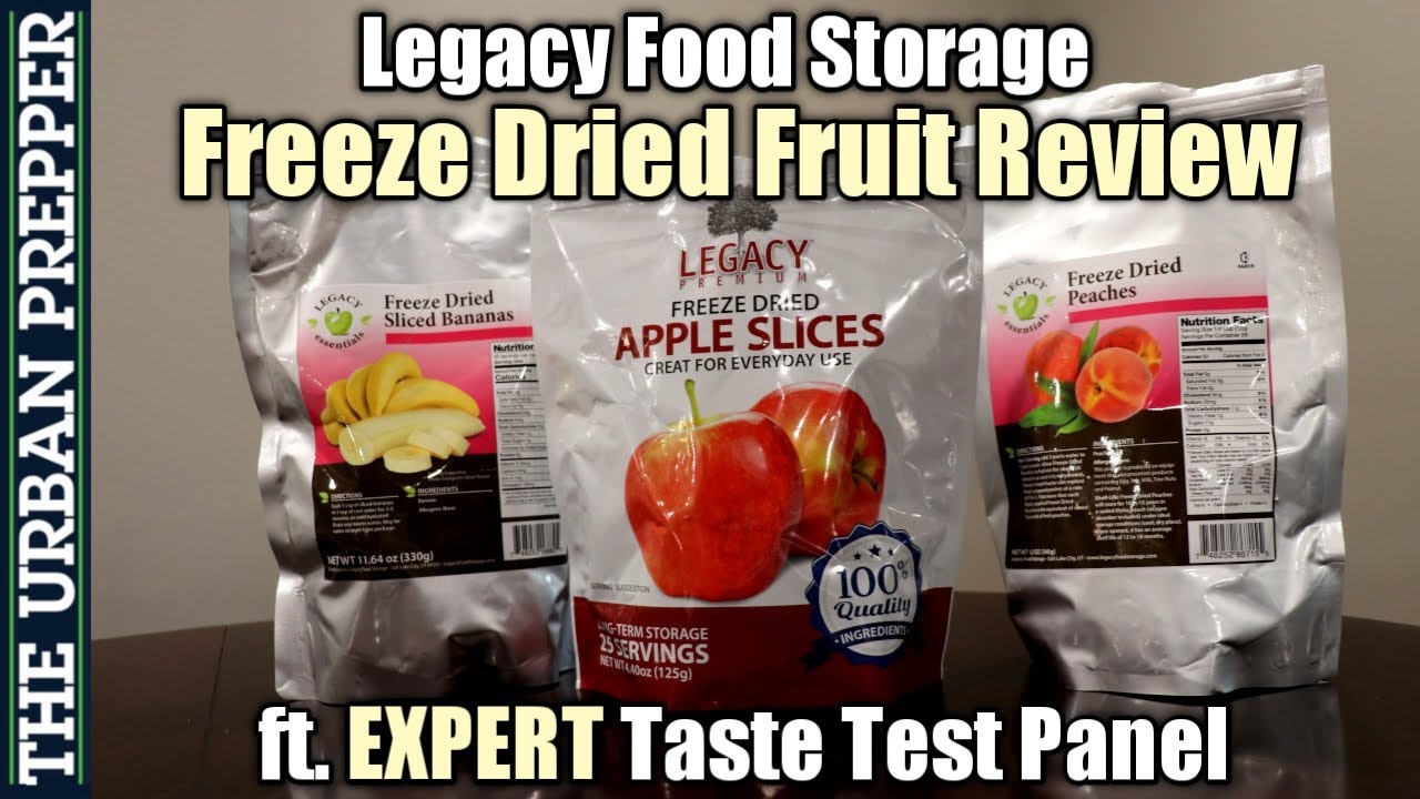 Legacy Food Storage fruits review: Expert taste test results