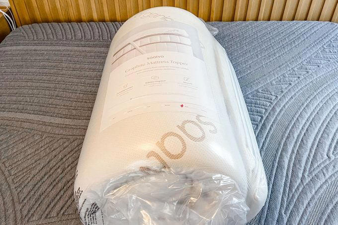Saatva graphite memory foam mattress topper review: It immediately ...