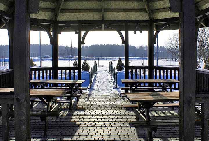 Gazebos: espaços para descanso e relaxamento se juntam à paisagem