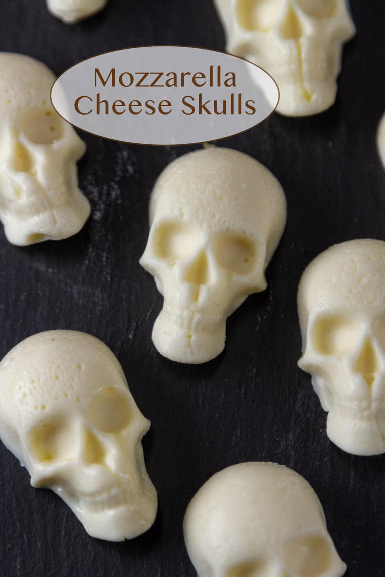 Mozzarella Cheese Skulls