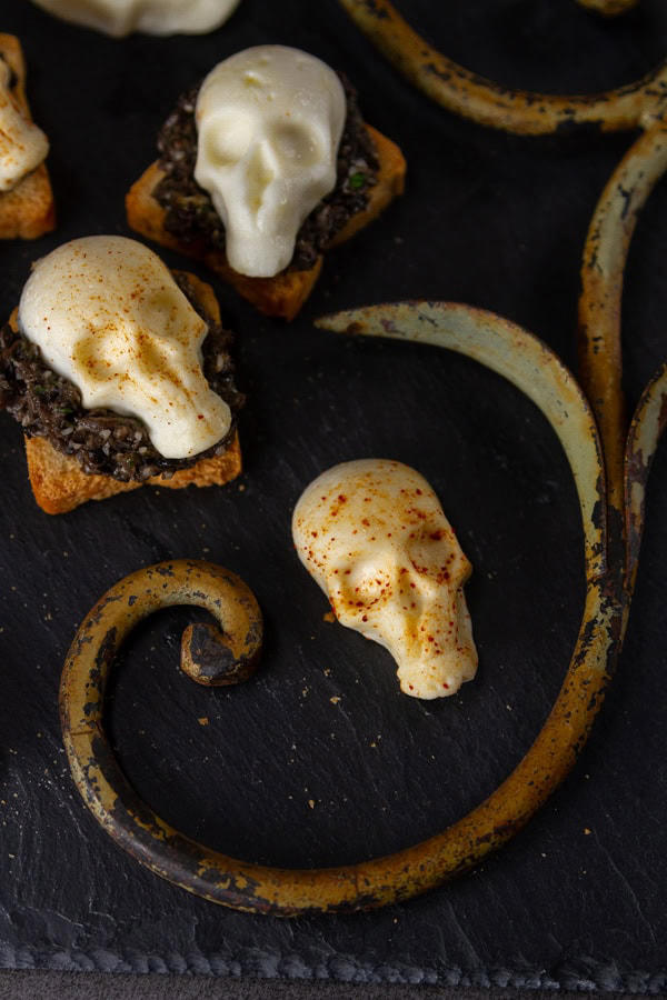 Mozzarella Cheese Skulls