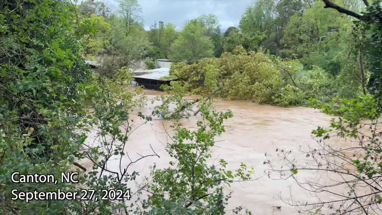 Helene flood waters devastate Canton, North Carolina. Credit ... Helene flood waters devastate Canton, North Carolina. Credit ...