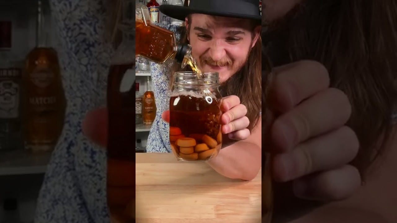 I left Werther's caramel candy in rum for a week