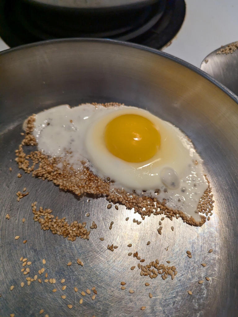 Asian Fried Eggs (Sesame Crusted)