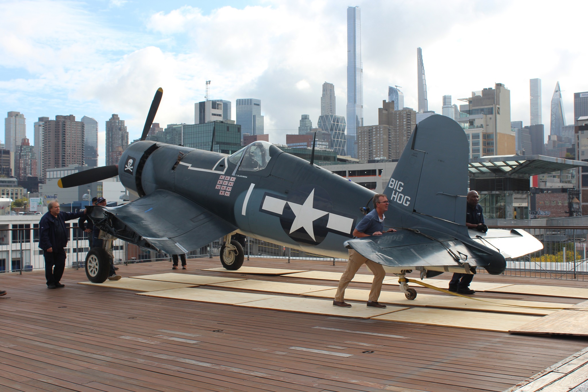 See The ‘Intrepid' Museum's New FG-1D Corsair Ahead of Its Public Unveiling