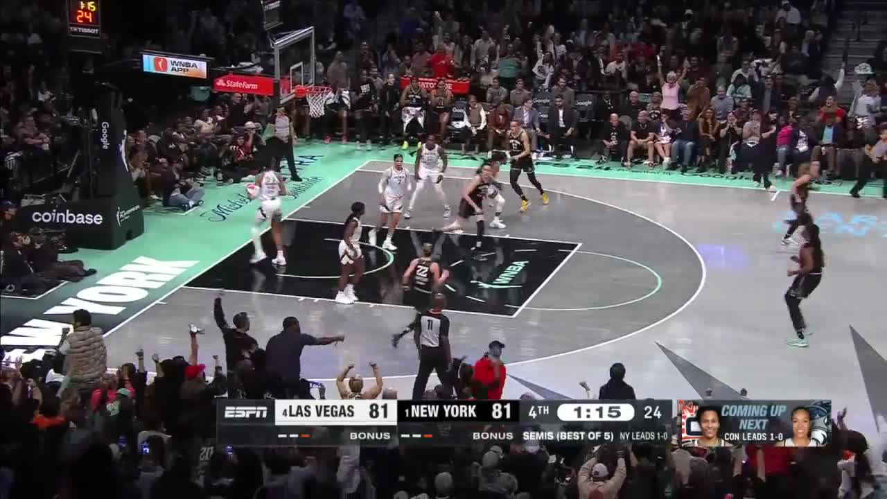 Aces facing elimination for the first time since 2021 In Game 3 vs Liberty Aces facing elimination for the first time since 2021 In Game 3 vs Liberty