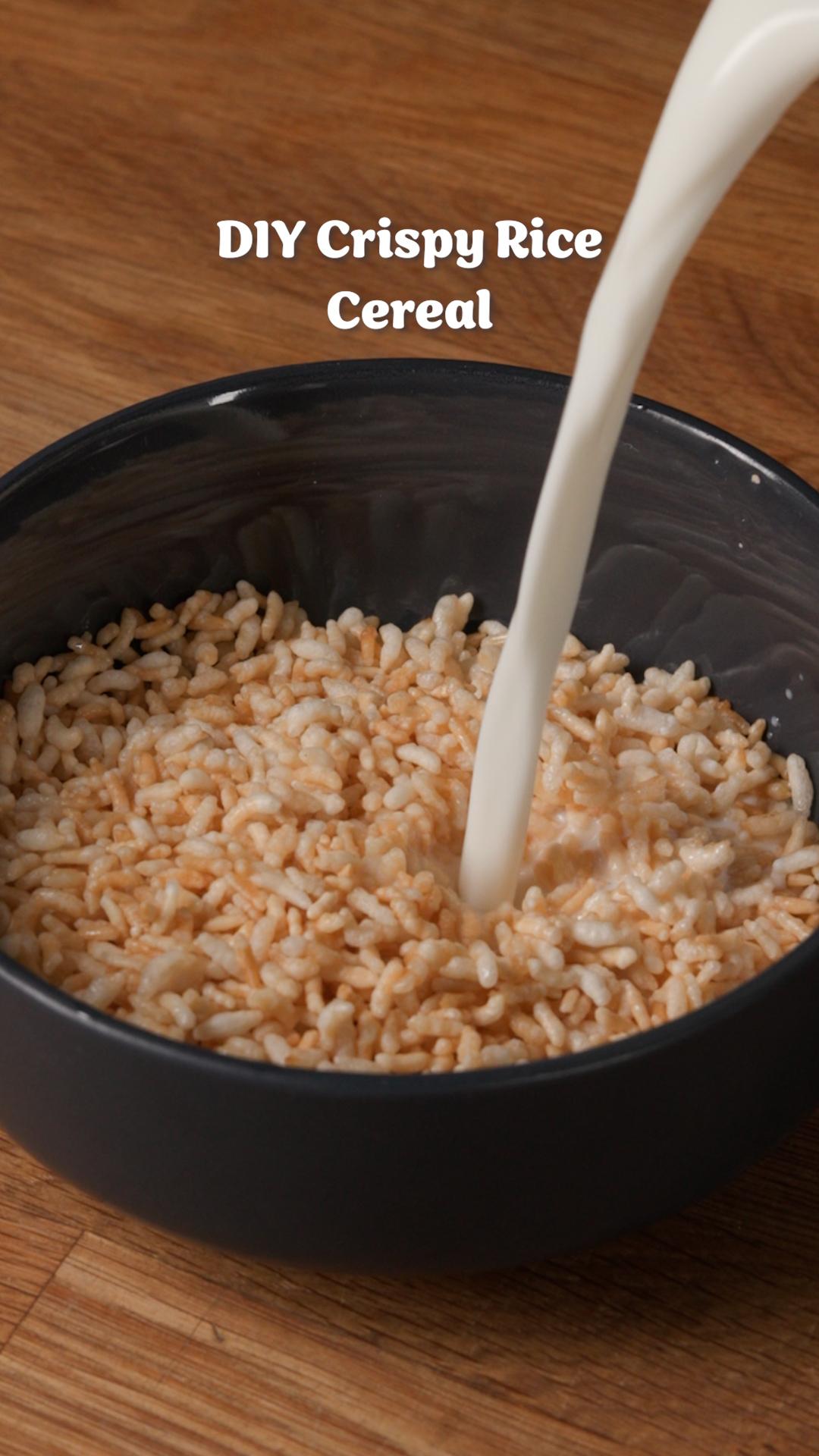 2 Ingredient Crispy Rice Cereal