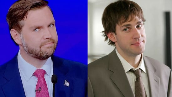 JD Vance explains why he made viral ‘Jim Halpert’ meme face during ... JD Vance explains why he made viral ‘Jim Halpert’ meme face during ...