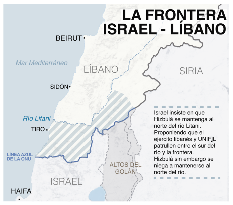 La guerra total entre Israel e Irán, en mapas