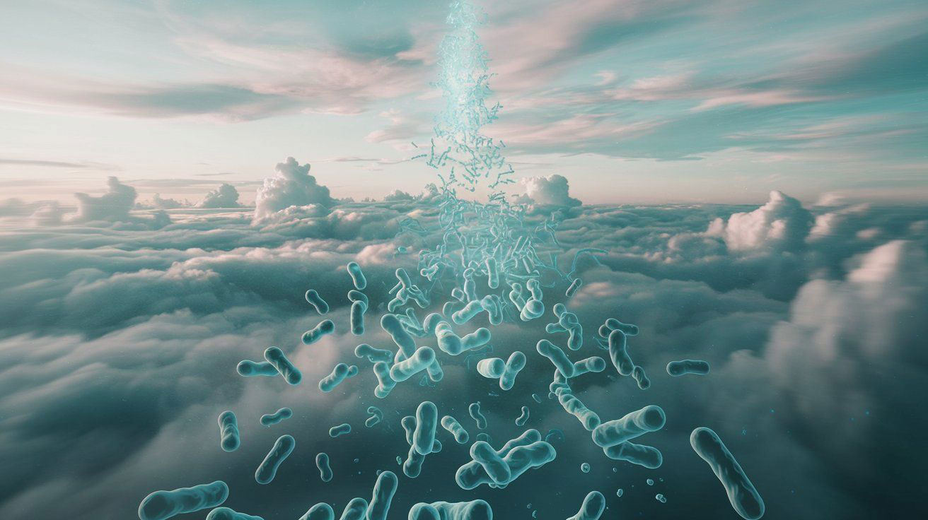 🧬 Estos microbios viajan a través de los continentes, a varios miles de ... 🧬 Estos microbios viajan a través de los continentes, a varios miles de ...