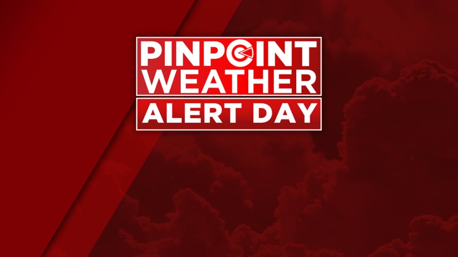 Pinpoint Weather Alert Days for Tuesday severe storms, Friday and ...
