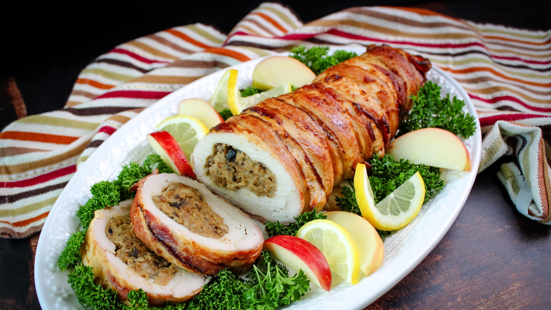 Wow, This Stuffed Turkey Roll Is A 5-star Recipe - 5-star Stuffed ...