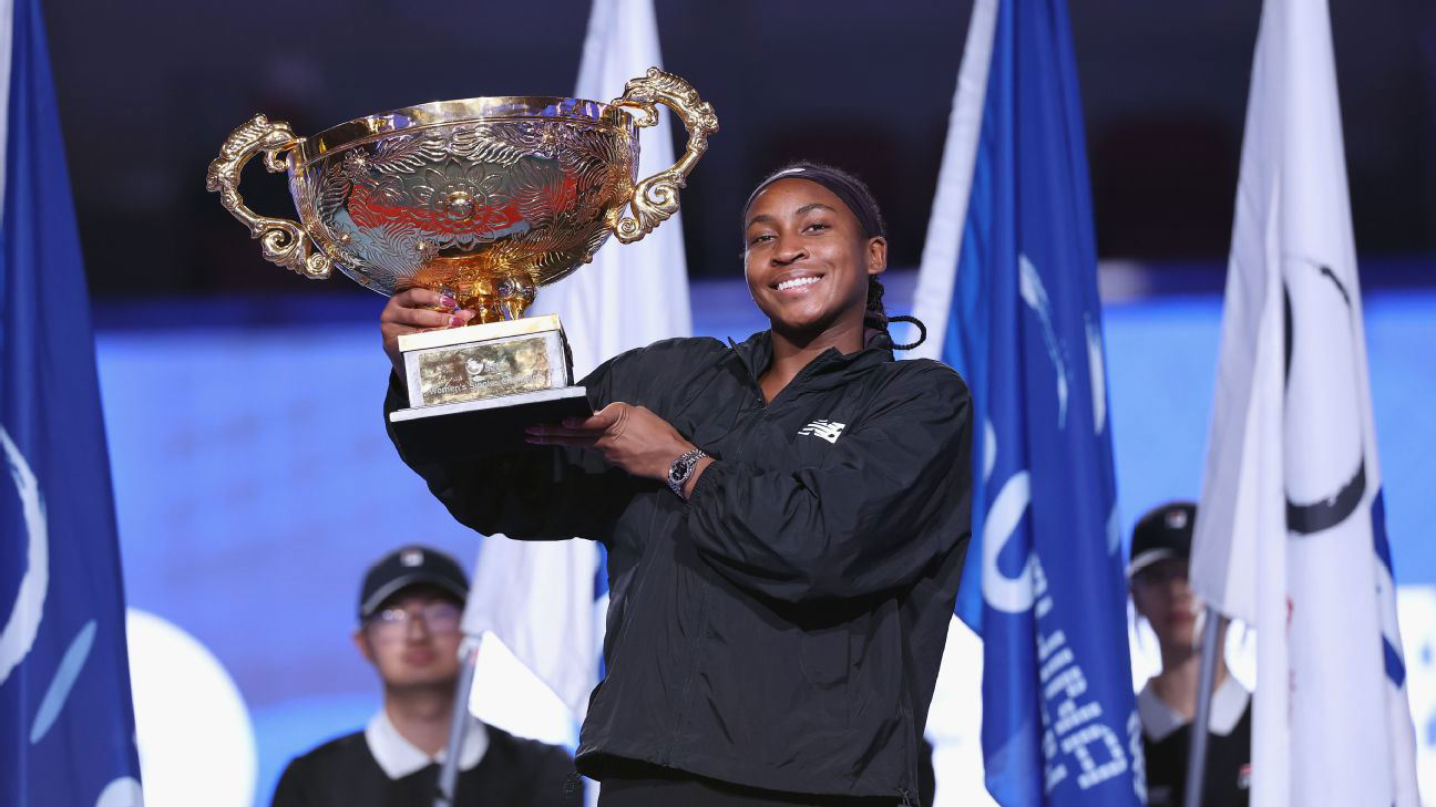 Coco Gauff rolls past Karolina Muchova for China Open title Coco Gauff rolls past Karolina Muchova for China Open title