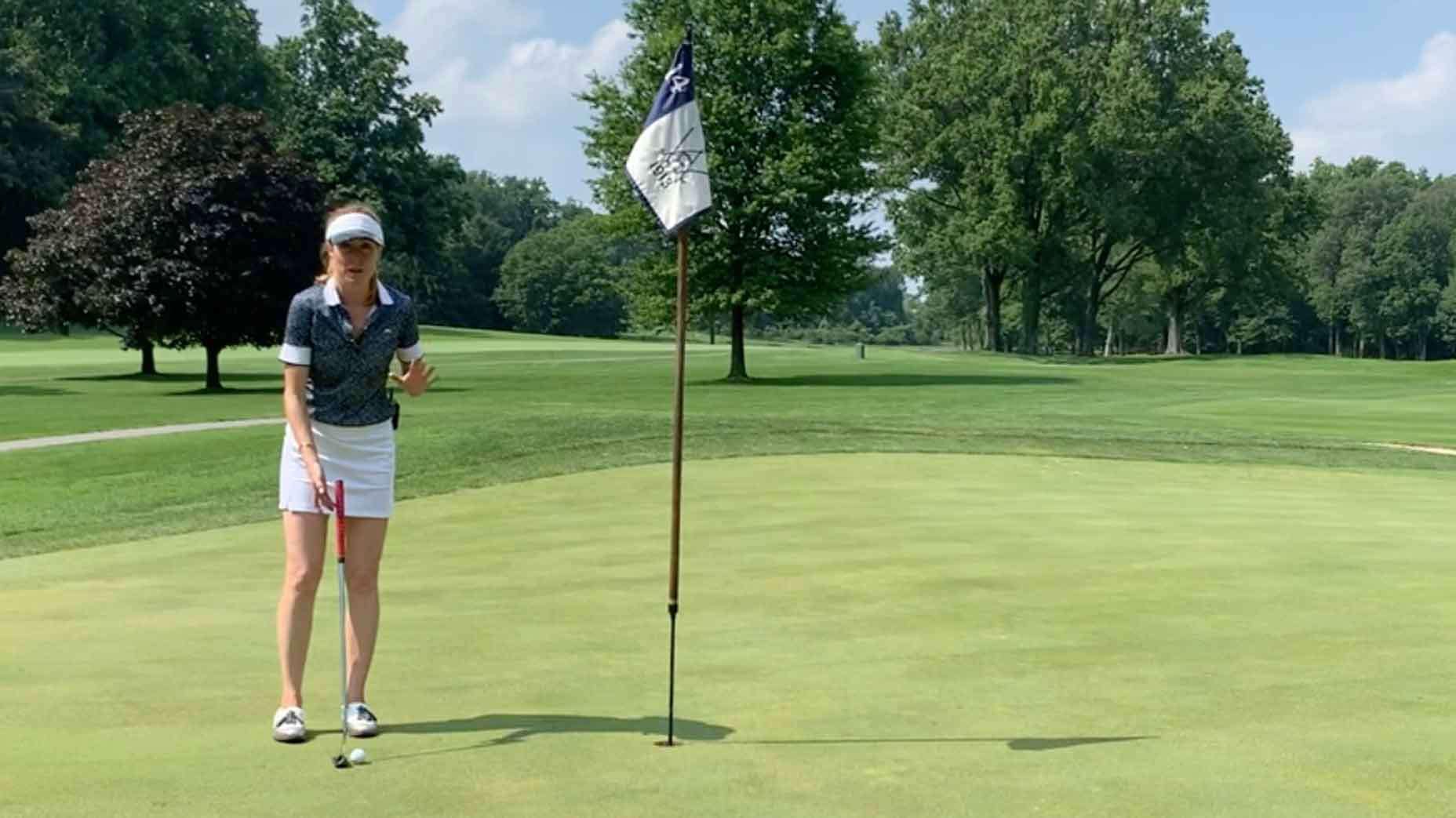 Sink more short putts with this simple tip Sink more short putts with this simple tip