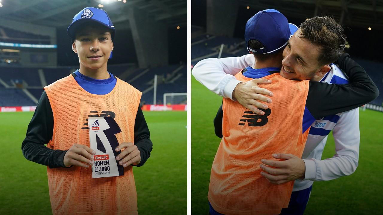 Nico González ofereceu prémio de homem do jogo... a apanha-bolas Nico González ofereceu prémio de homem do jogo... a apanha-bolas