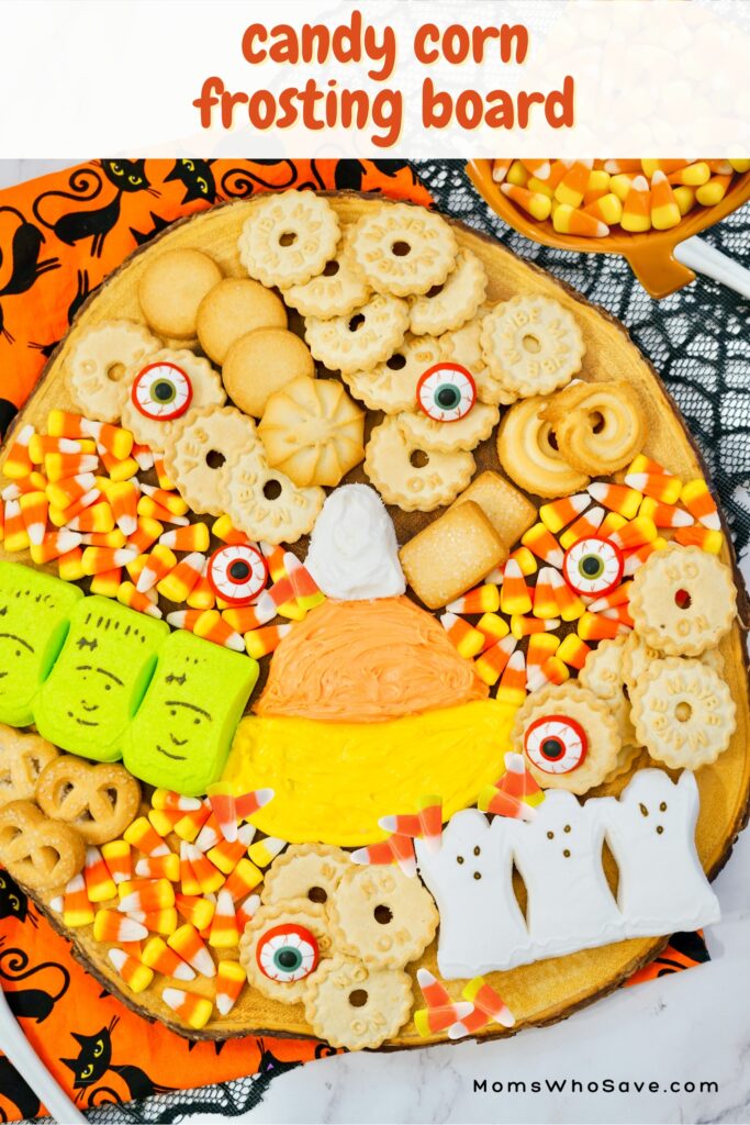Make This Candy Corn Frosting Board to Celebrate Fall
