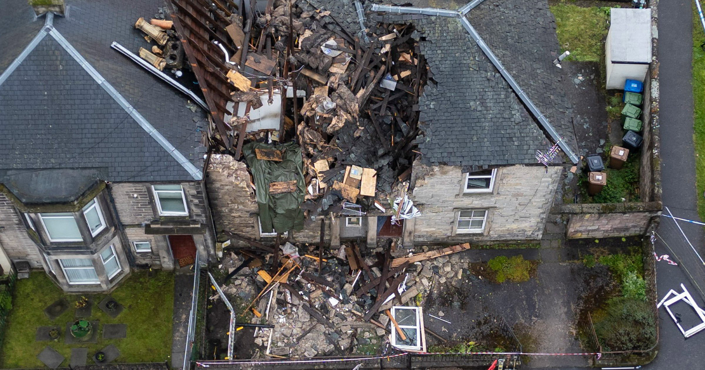 CCTV footage captures moment man killed after flat exploded CCTV footage captures moment man killed after flat exploded
