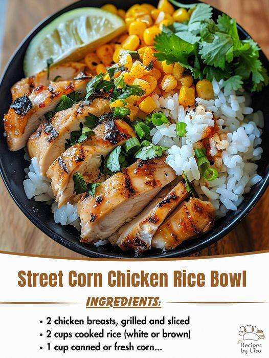 Quick And Easy Street Corn Chicken Rice Bowl Recipe For Busy Weeknights