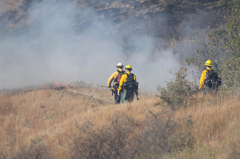 Large wildfires continue to burn in western North Dakota
