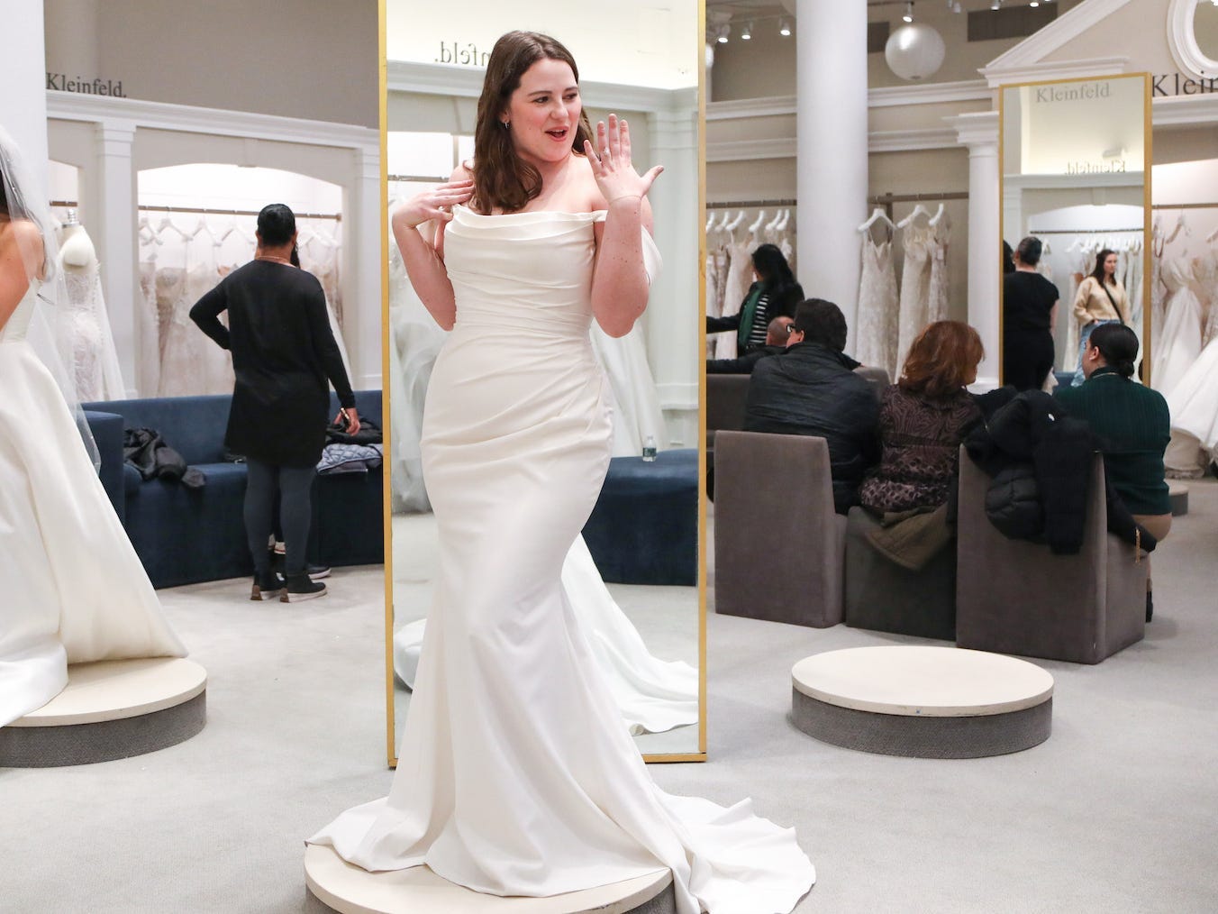 I tried on 3 wedding dresses at Kleinfeld, the bridal shop from 'Say ...