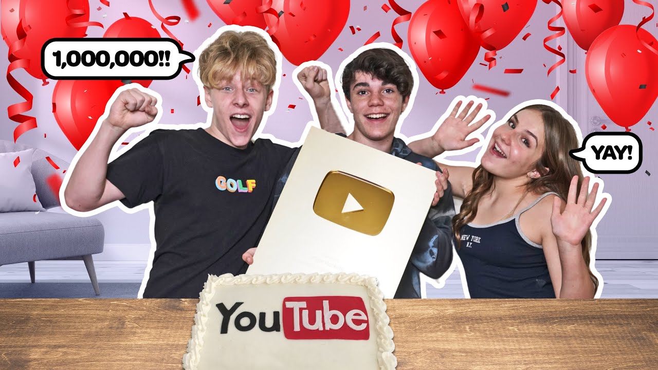 Unboxing My One Million Play Button