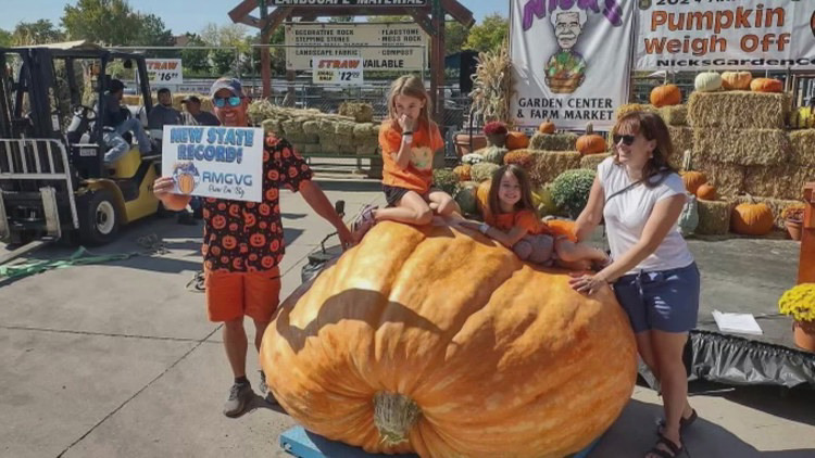 Colorado firefighter grows state's first 1-ton pumpkin Colorado firefighter grows state's first 1-ton pumpkin