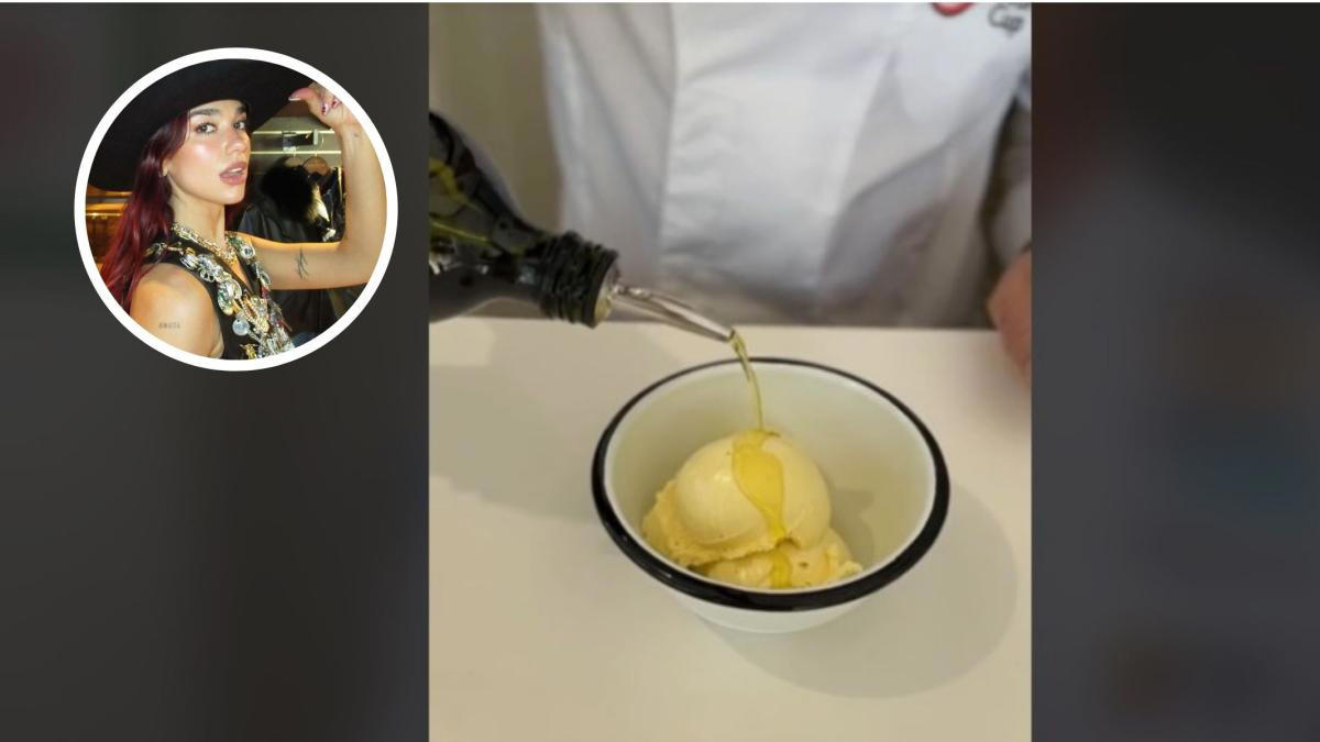 Dua Lipa confiesa que le pone aceite de oliva al helado de vainilla y ... Dua Lipa confiesa que le pone aceite de oliva al helado de vainilla y ...