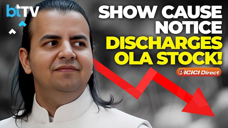 Ola Electric Shares Drop 6% On Show Cause Notice; Down 46% From Recent High Ola Electric Shares Drop 6% On Show Cause Notice; Down 46% From Recent High