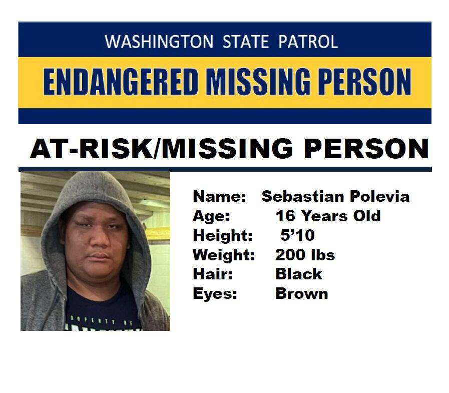 Endangered Missing Person Alert issued for Tacoma teen Endangered Missing Person Alert issued for Tacoma teen
