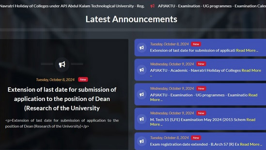 KTU Exam Calendar 2024-25: UG exam and result dates announced at ktu ... KTU Exam Calendar 2024-25: UG exam and result dates announced at ktu ...