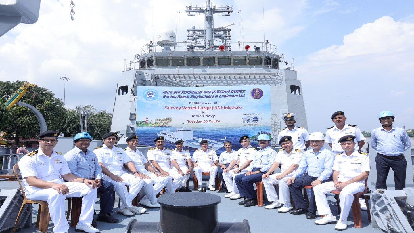 GRSE delivers second Survey Vessel to Indian Navy GRSE delivers second Survey Vessel to Indian Navy