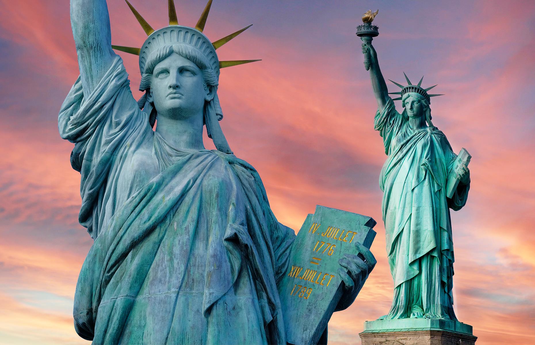 Can you spot the difference between these 18 iconic landmarks and their ...