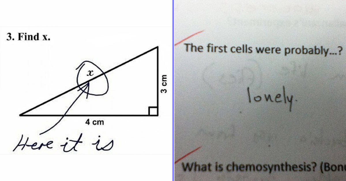 40 Funny Test Answers From Students Who Flunked The Exam But Aced The Humor