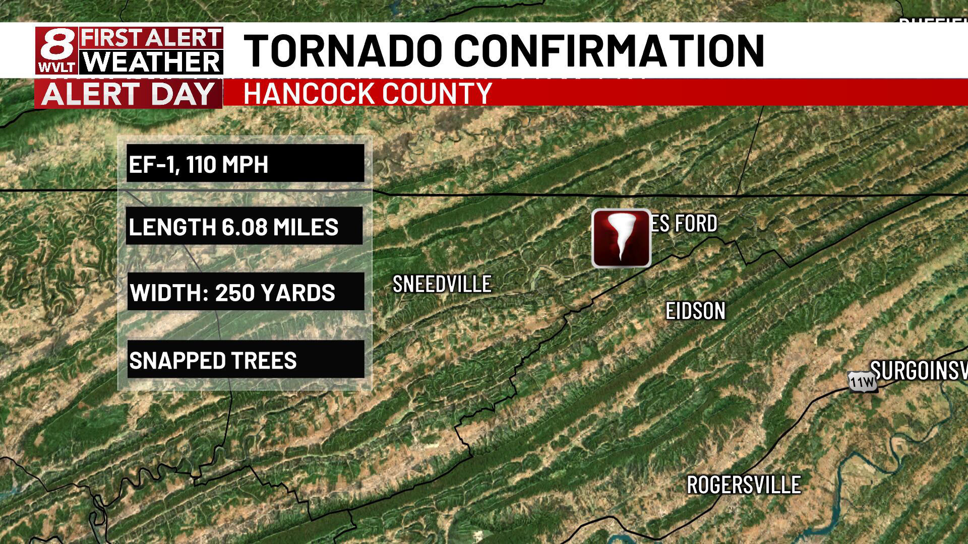 National Weather Service confirms first EF-1 tornado in East Tennessee ... National Weather Service confirms first EF-1 tornado in East Tennessee ...