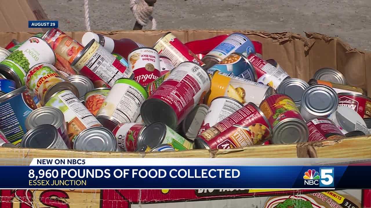 Champlain Valley Fair attendees shatter food donation record set in 2024