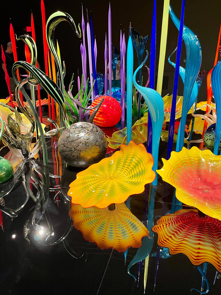 Experience the vibrant glass sculptures of Dale Chihuly
