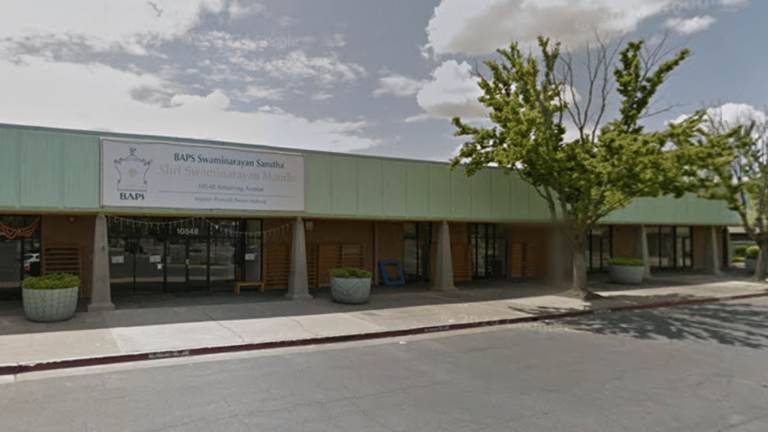 BAPS Swaminarayan Temple In Sacramento Defaced With Anti-Hindu Graffiti BAPS Swaminarayan Temple In Sacramento Defaced With Anti-Hindu Graffiti